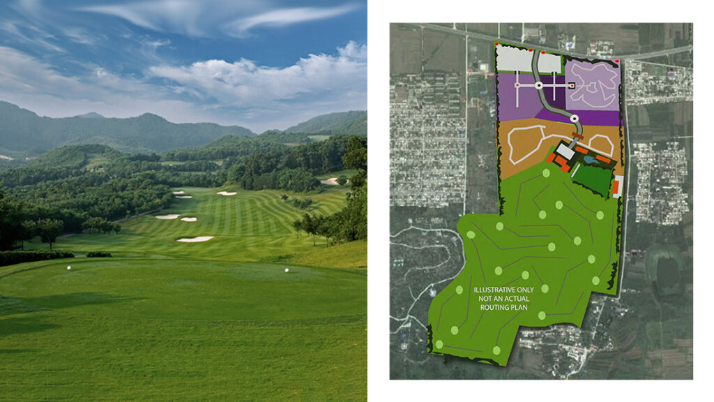 Planned Golf Community Xi'an - Rerouting to Core Course Design - SCP ...